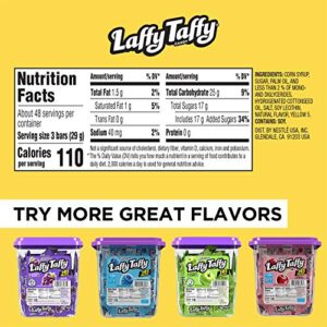 Laffy Taffy Candy Jar, Banana, 145 Count