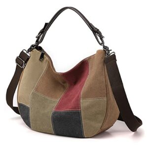 chikencall purse and handbags for women canvas hobo bag large shoulder bag shopper daily crossbody bag travel satchels