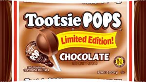 tootsie pops tootsie roll pops chocolate flavor limited edition, single flavor lollipop, 13.2 ounce bag, 13.2 ounce