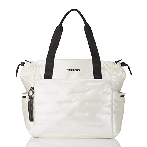 Hedgren Puffer Tote Bag (Pearly White)