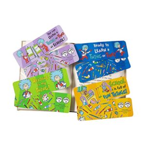 dr. seuss motivational bookmarks – 48 pieces