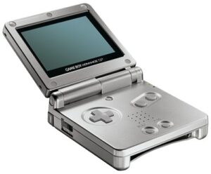 nintendo game boy advance sp – platinum (renewed)