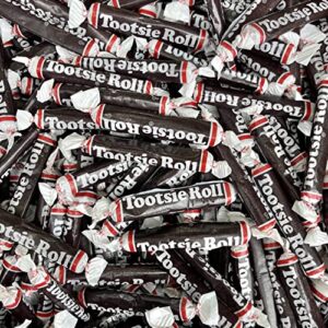 tootsie rolls bulk tootsie roll juniors individually wrapped chewy taffy candy, bulk tootsie rolls candy pack, tootsie rolls individually wrapped, kosher candy (4 pound)