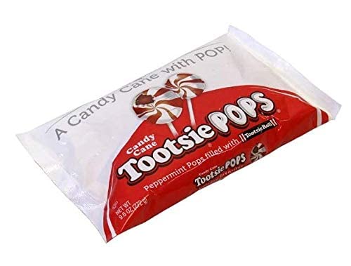 Candy Cane Tootsie Pops 9.6 Oz. Bags Pack Of 3