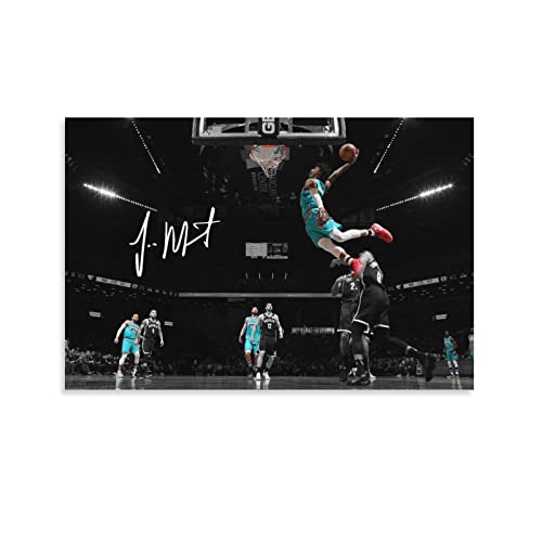 BNZWAA Ja Morant Dunk Poster Canvas Wall Art Decor 08x12inch(20x30cm)