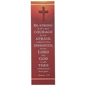 Bible Bookmarks, Tear-Proof and Water-Resistant - Each Measures 7" Long x 2" Wide, Set of 10, 5 Designs