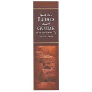 Bible Bookmarks, Tear-Proof and Water-Resistant - Each Measures 7" Long x 2" Wide, Set of 10, 5 Designs