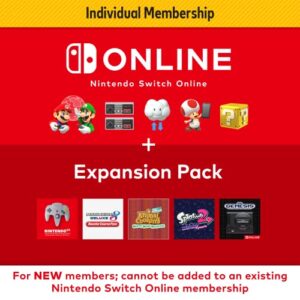 nintendo switch online + expansion pack 12-month individual membership – [digital code]