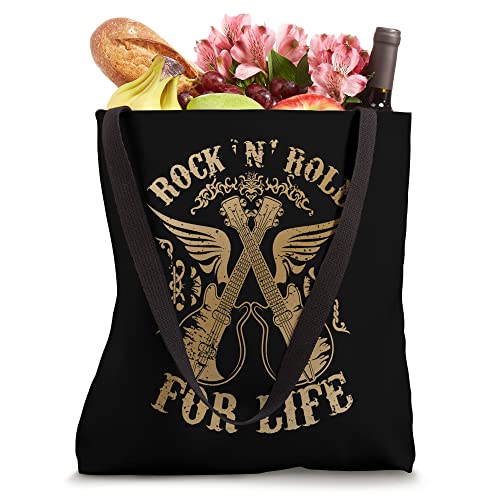 Sock Hop Costume Rock 'N' Roll For Life for 50s Fans Tote Bag