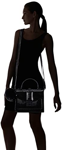 ALDO Women's Jerilini Top Handle Bag, Black/Black