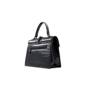 ALDO Women's Jerilini Top Handle Bag, Black/Black