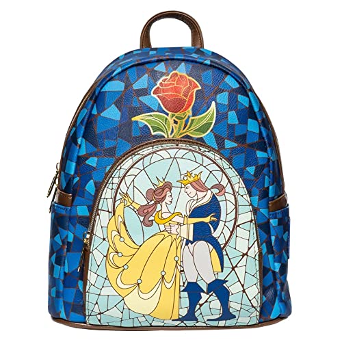 Beauty and the Beast Stained-Glass Window Mini-Backpack - Entertainment Earth Exclusive