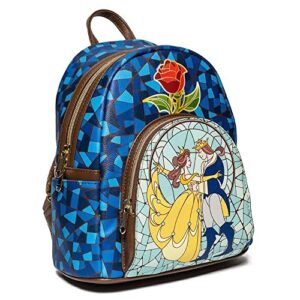 Beauty and the Beast Stained-Glass Window Mini-Backpack - Entertainment Earth Exclusive