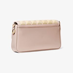 Michael Kors Soft Pink Bradshaw Studded Crossbody Shoulder Bag