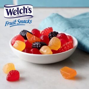 Welch's Fruit Snacks, Mixed Fruit & Superfruit Bulk Variety Pack, Gluten Free, 0.8 oz Individual Single Serve Bags (Pack of 60)