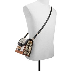 ALDO Women's Caresean Cross Body Bag, Bone Multi