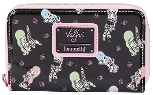 Loungefly Women's Valfre Tattoo Allover Print Zip-Around Wallet