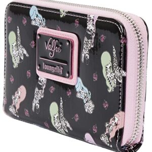 Loungefly Women's Valfre Tattoo Allover Print Zip-Around Wallet