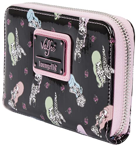 Loungefly Women's Valfre Tattoo Allover Print Zip-Around Wallet