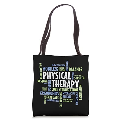 PTA and Physical Therapist PT Month Physical Therapy Tote Bag