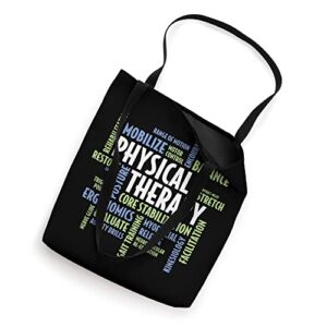 PTA and Physical Therapist PT Month Physical Therapy Tote Bag