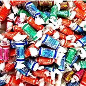 Mini Tootsie Roll Chews, Individually Wrapped, Bulk Candy, Fruit Flavored (1 Pound)