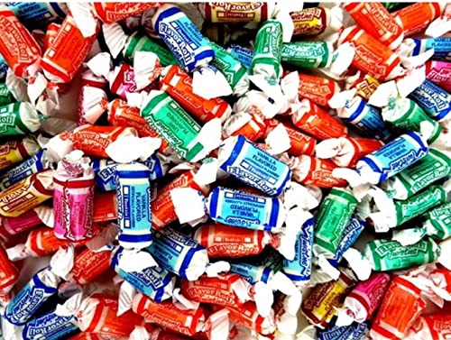 Mini Tootsie Roll Chews, Individually Wrapped, Bulk Candy, Fruit Flavored (1 Pound)