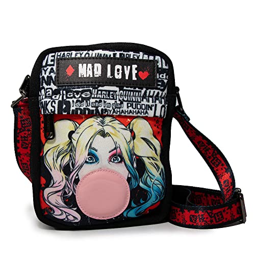 Buckle Down Dc Comics Bag, Cross Body, Harley Quinn, Mad Love, Canvas