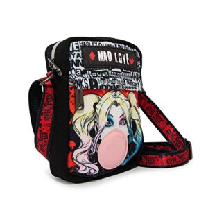 Buckle Down Dc Comics Bag, Cross Body, Harley Quinn, Mad Love, Canvas