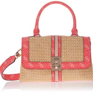 GUESS US Kasinta Raffia Top-Handle Satchel