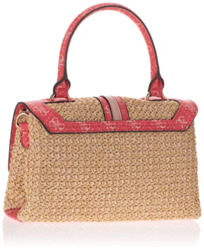 GUESS US Kasinta Raffia Top-Handle Satchel