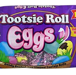 Tootsie Roll Eggs Easter Candy Basket Filler 7.5oz (Pack of 2)