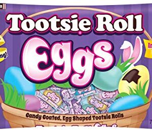 Tootsie Roll Eggs Easter Candy Basket Filler 7.5oz (Pack of 2)