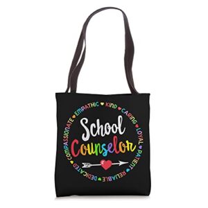 school counselor appreciation week tote bag