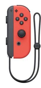 genuine nintendo switch joy con wireless controller neon red (right)