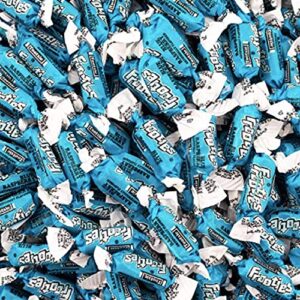 blue raspberry frooties individually wrapped bulk chewy tootsie roll candy (5 pound)