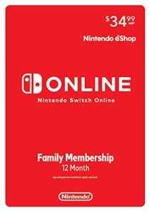 nintendo switch online family membership 12 month – nintendo switch [digital code]