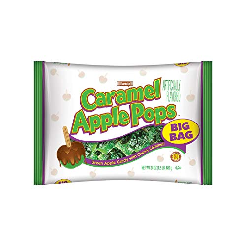 Tootsie Roll Tootsie Roll Caramel Apple Pops, Big Bag, 24 Ounce, 24 Ounce