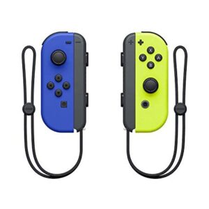 Nintendo Joy-Con (L/R) Wireless Controllers for Nintendo Switch - Neon Blue / Neon Yellow (Renewed)