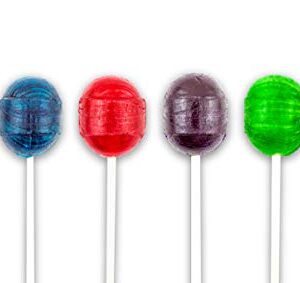 Tootsie Roll Charms Super Blow Pop Lollipops - Dual Candy and Gum Suckers - Bulk Treat for Kids and Adults - Assorted Flavors, 48 Count