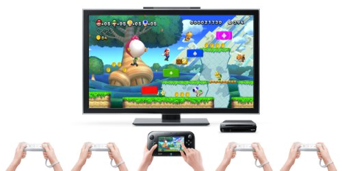 Nintendo Wii U Black Premium Pack (32GB) + New Super Mario Bros.U + New Super Luigi U