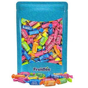 fruidles tootsie roll original 6 flavor variety pack twist midgees, peanut-free, gluten-free, kosher certified, individually wrapped, 140 count (1 pound)