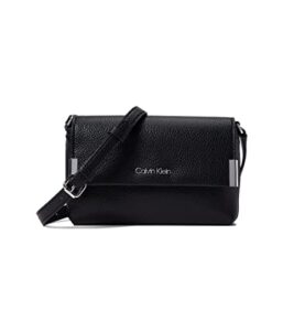 calvin klein key item novelty crossbody black/silver one size