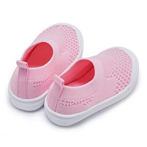 Baby Walking Shoes First Boy Girl Walker Infant Sock Tennis Mesh Sneakers Breathable 6 9 12 18 24 Months Pink Size 12-18 Months Infant