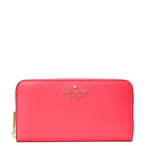 Kate Spade Staci Large continental wallet Saffiano Leather Watermelon Gelato