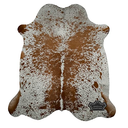 Natural Brown Speckled Cowhide Rug (5' x 7')