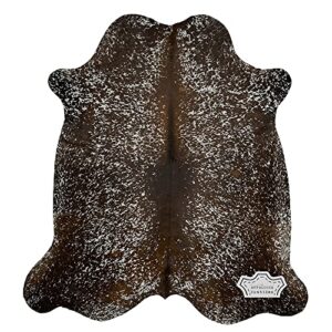 Natural Brown Speckled Cowhide Rug (5' x 7')