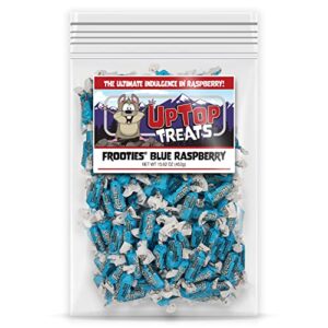 tootsie frooties blue raspberry | fruit flavored chewy candy | soft, bite-sized, gluten-free, peanut-free (15.62 oz bag)