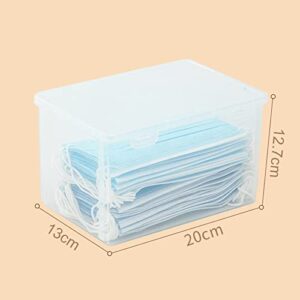 Grey990 Storage Face Cover Storage Box Multi-functional Waterproof Clear Versatile Wet Wipe Container for Bedroom