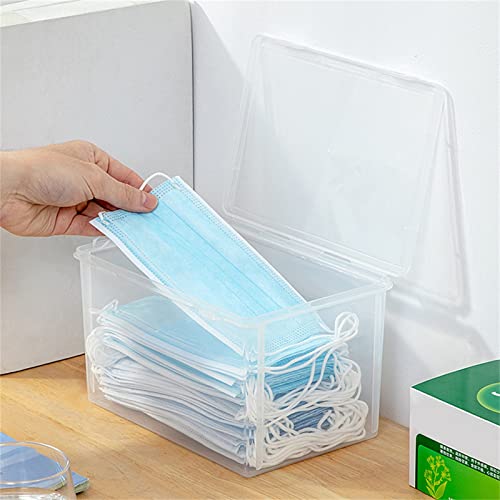 Grey990 Storage Face Cover Storage Box Multi-functional Waterproof Clear Versatile Wet Wipe Container for Bedroom